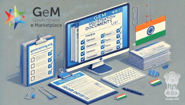 GeM Training (GeM Portal Training course online ) for Seller